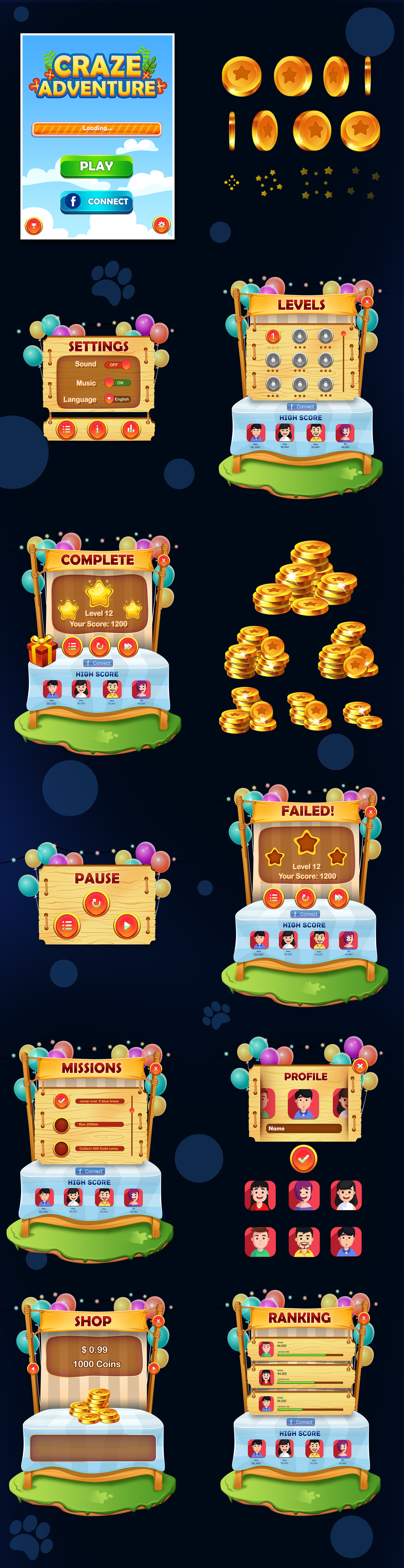 ArtStation - Game Ui Kit | Game Assets