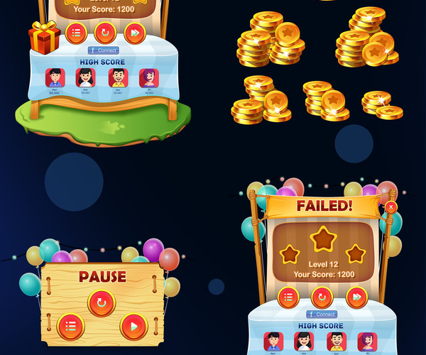 ArtStation - Game Ui Kit | Game Assets