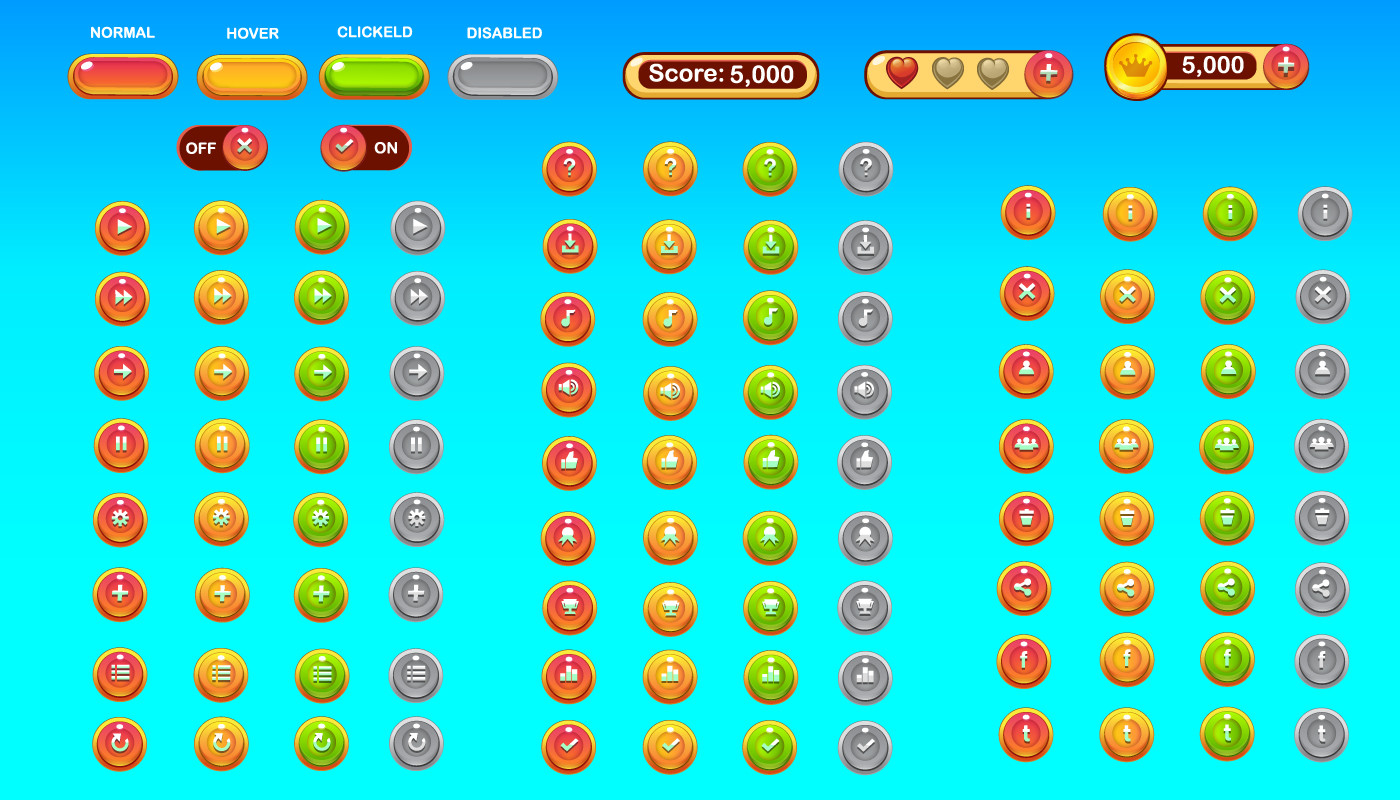 ArtStation - Game Ui Kit | Game Assets