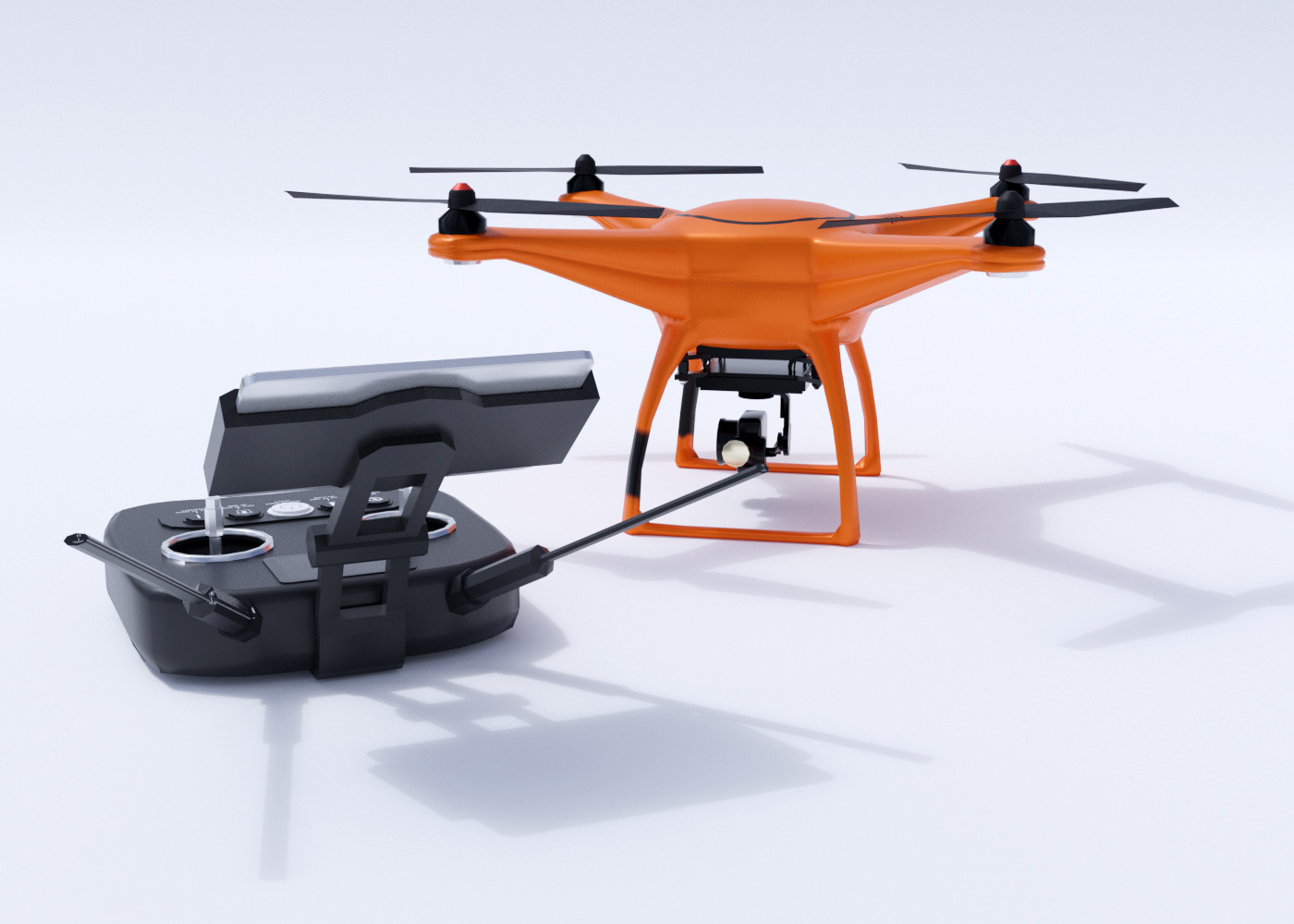 ArtStation - Drone with remote control | Game Assets