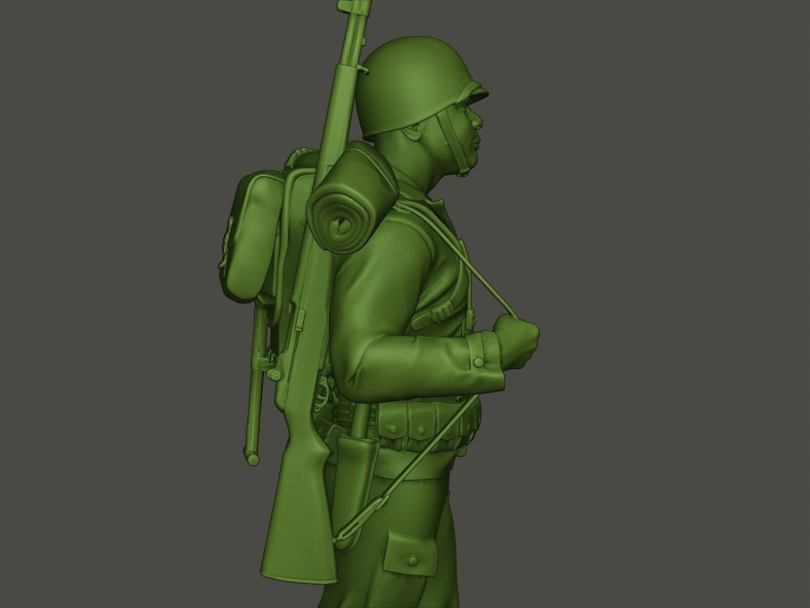 ArtStation - American soldier ww2 walking A5 | Resources