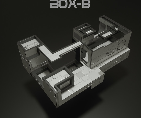 ArtStation - Tech Boxes TB1 | Resources