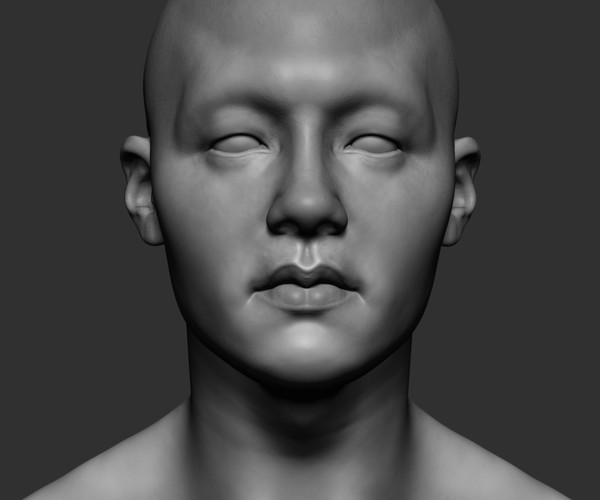 ArtStation - Asian Male Head | Resources