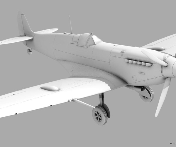 ArtStation - SUPERMARINE SPITFIRE MK IXC | Game Assets