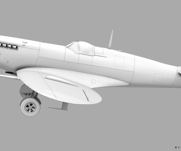 ArtStation - SUPERMARINE SPITFIRE MK IXC | Game Assets