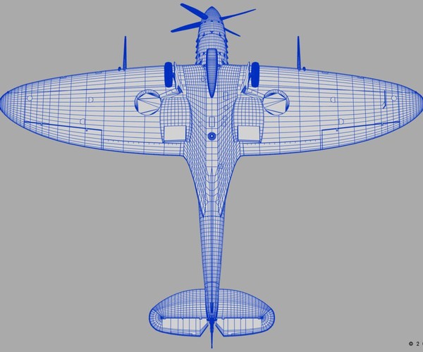 ArtStation - SUPERMARINE SPITFIRE MK IXC | Game Assets