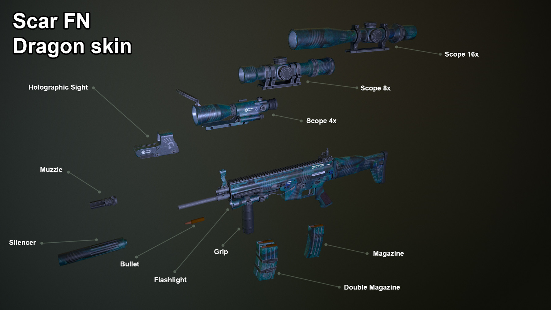 ArtStation - Scar fn | Game Assets