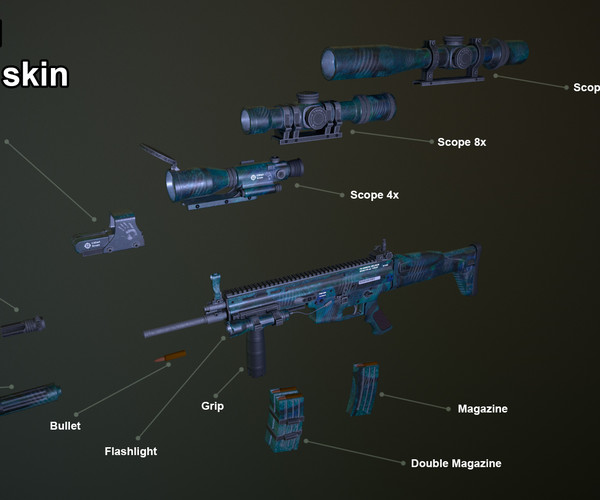 ArtStation - Scar fn | Game Assets