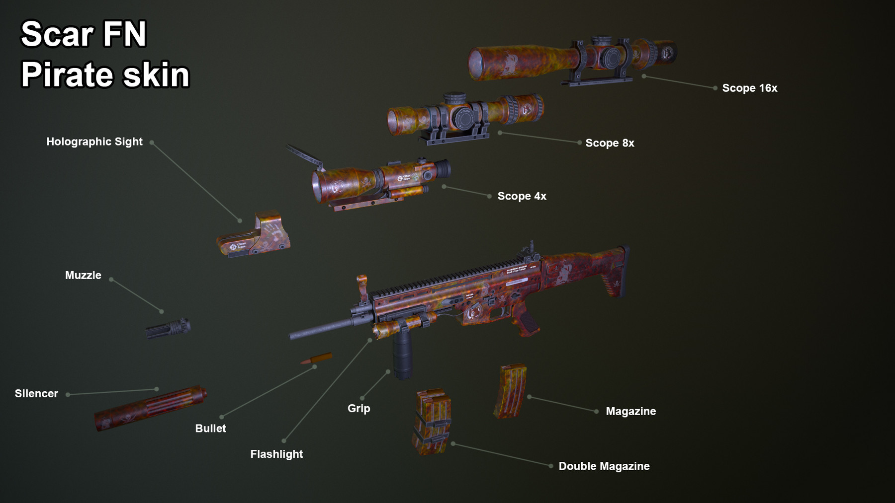 ArtStation - Scar fn | Game Assets