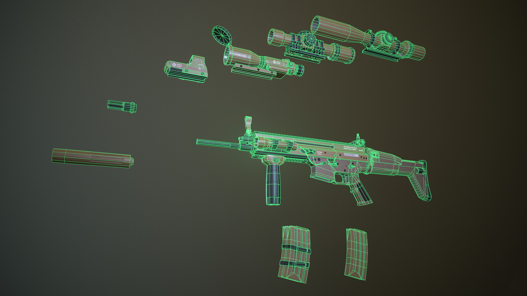 ArtStation - Scar fn | Game Assets