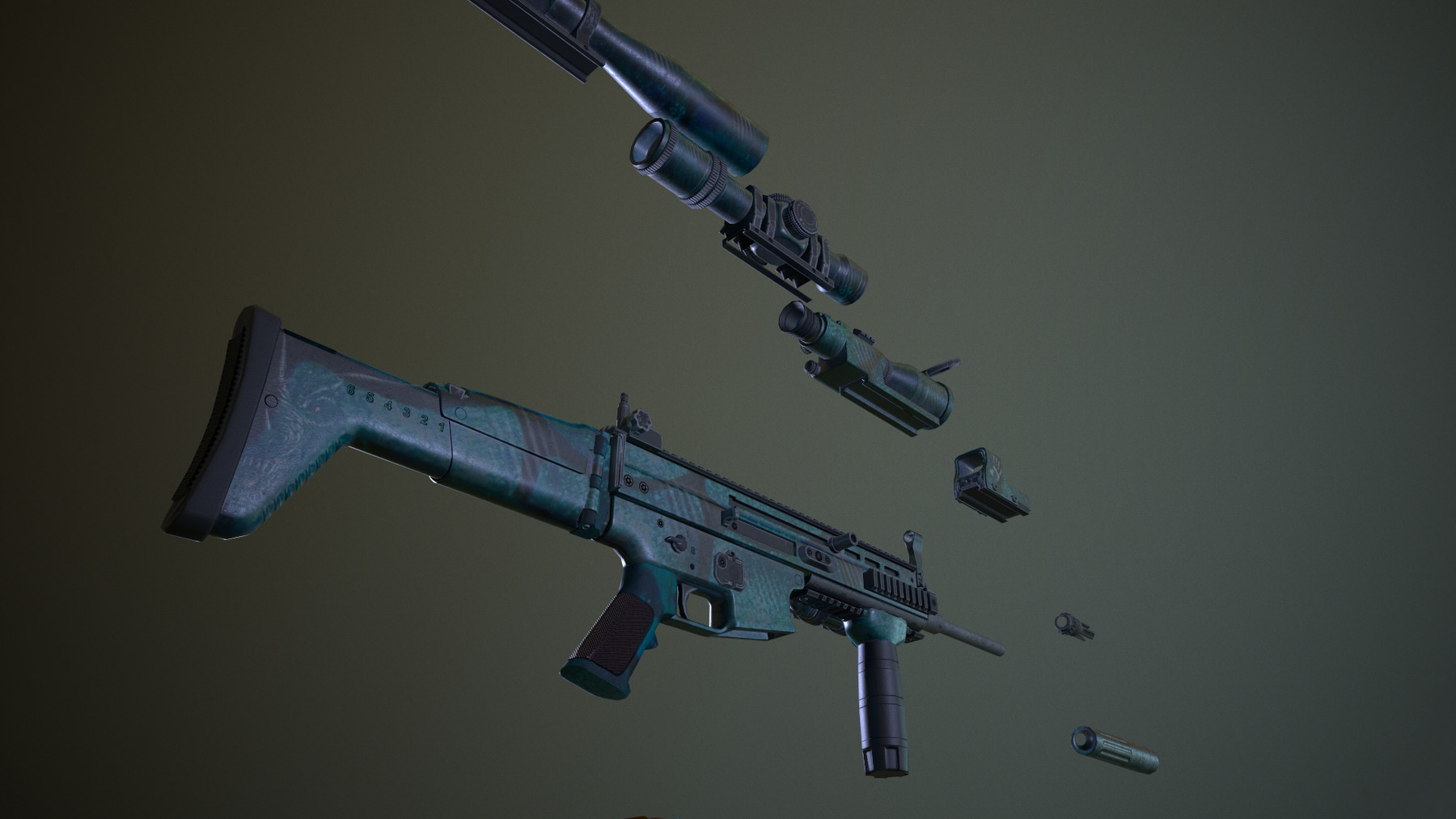 ArtStation - Scar fn | Game Assets