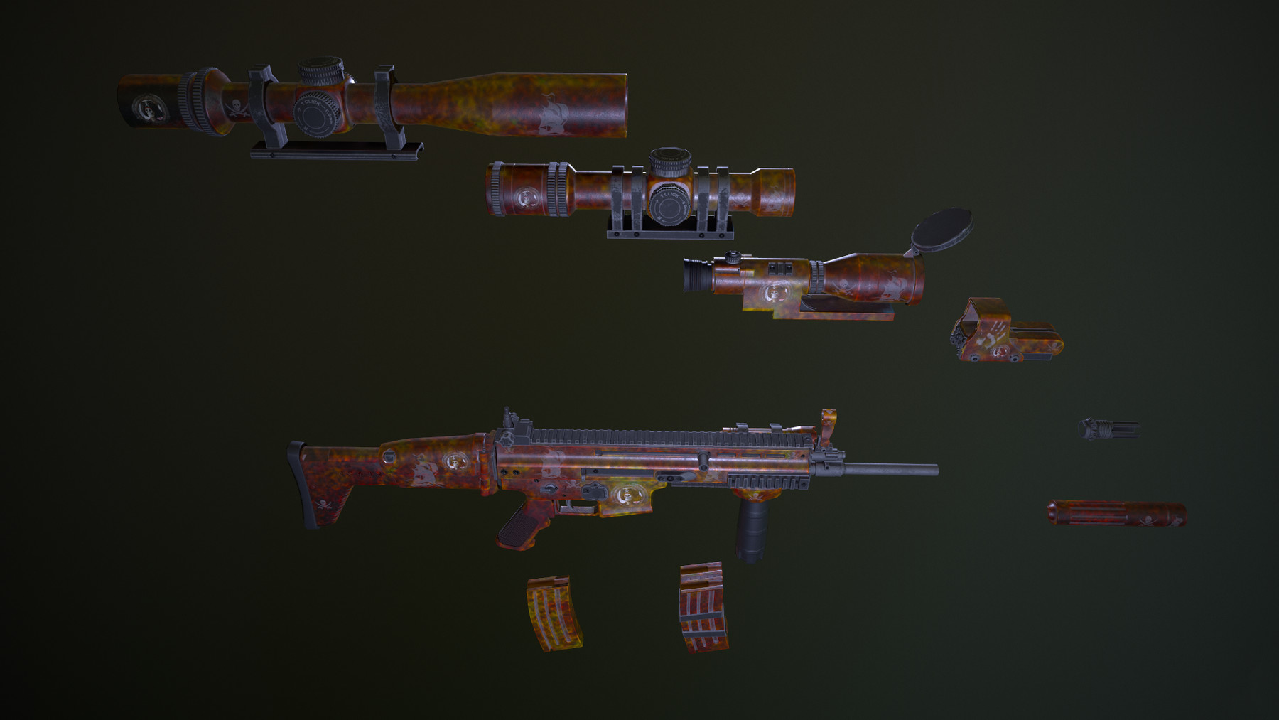 ArtStation - Scar fn | Game Assets