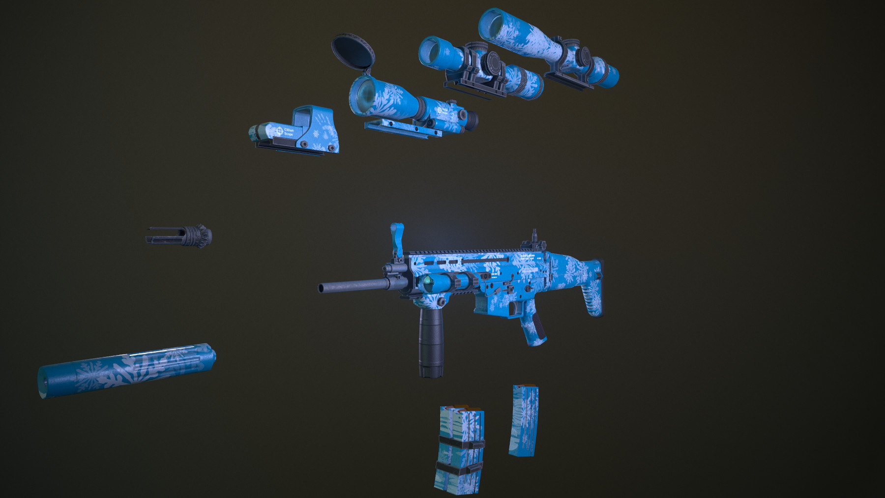 ArtStation - Scar fn | Game Assets