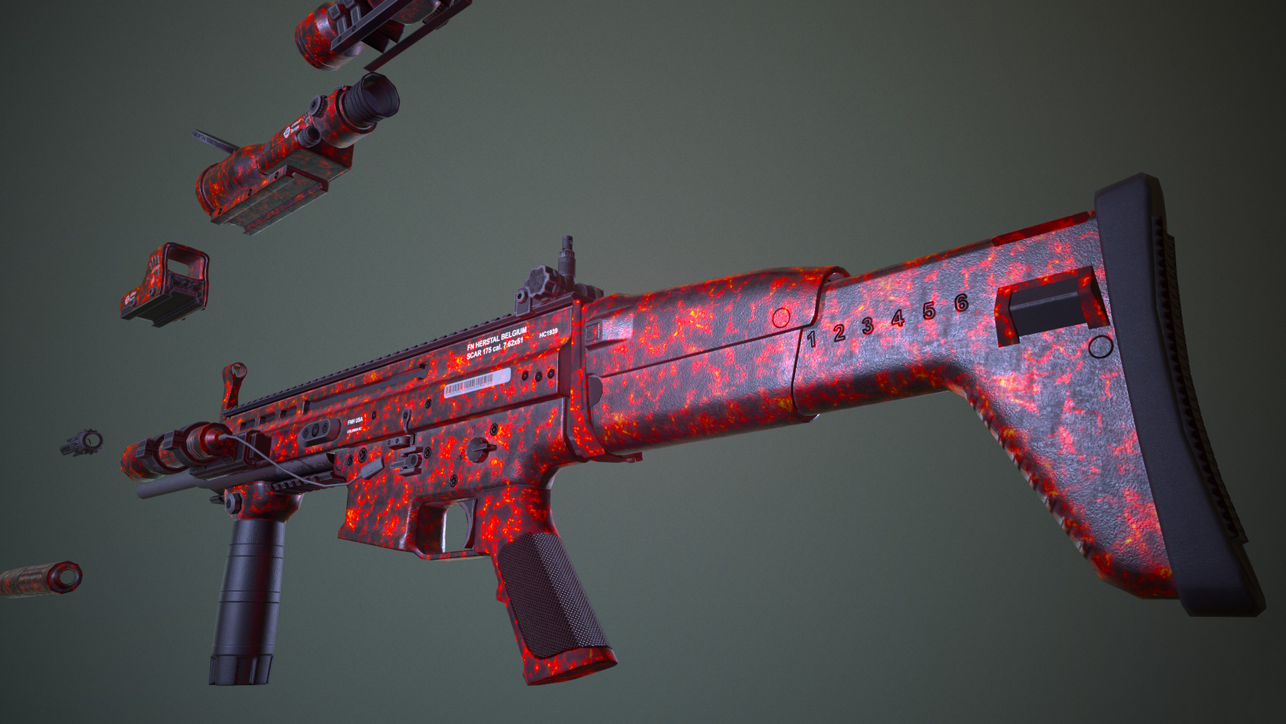 ArtStation - Scar fn | Game Assets