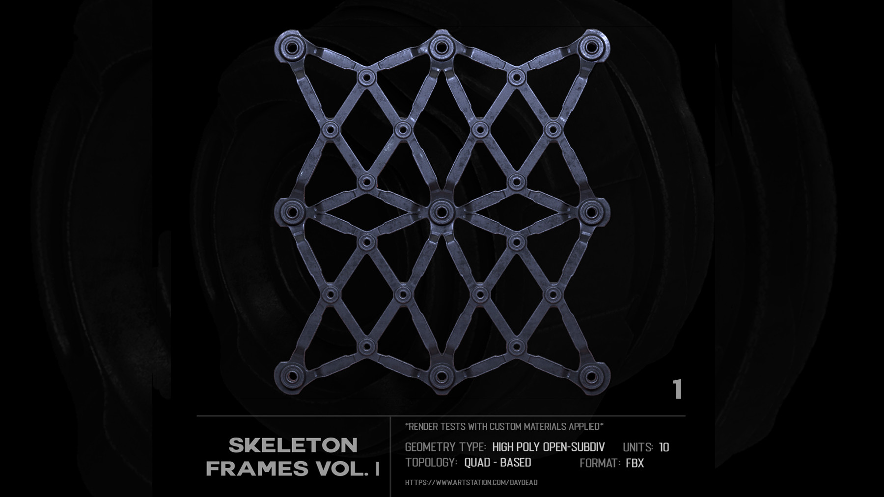ArtStation - +10 Skeleton frames Vol I SUBD | Resources