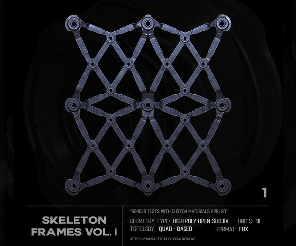 ArtStation - +10 Skeleton frames Vol I SUBD | Resources