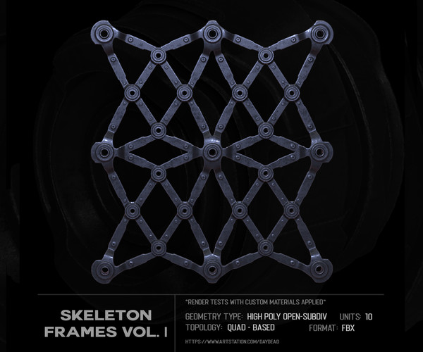 ArtStation - +10 Skeleton frames Vol I SUBD | Resources