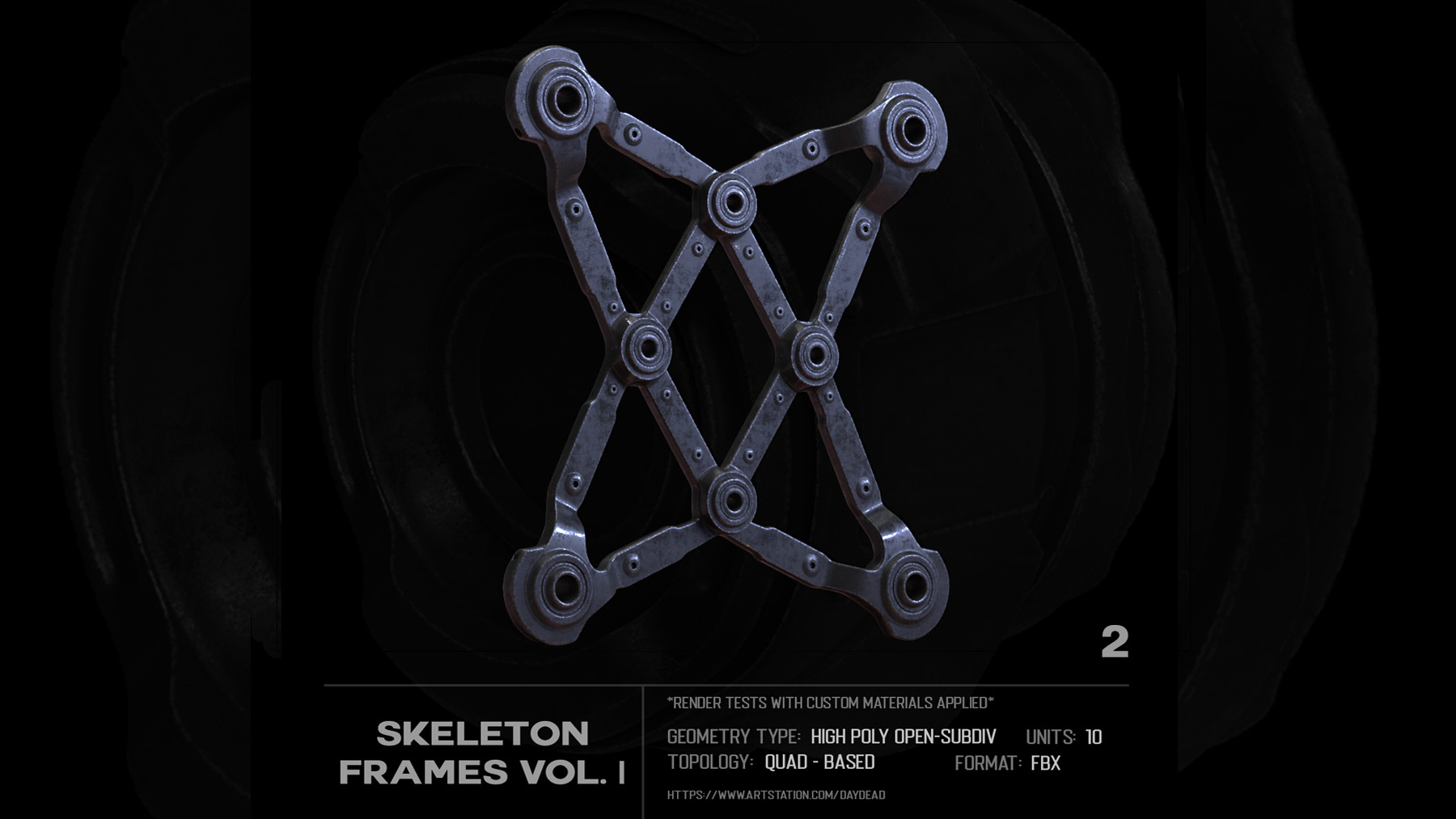 ArtStation - +10 Skeleton frames Vol I SUBD | Resources