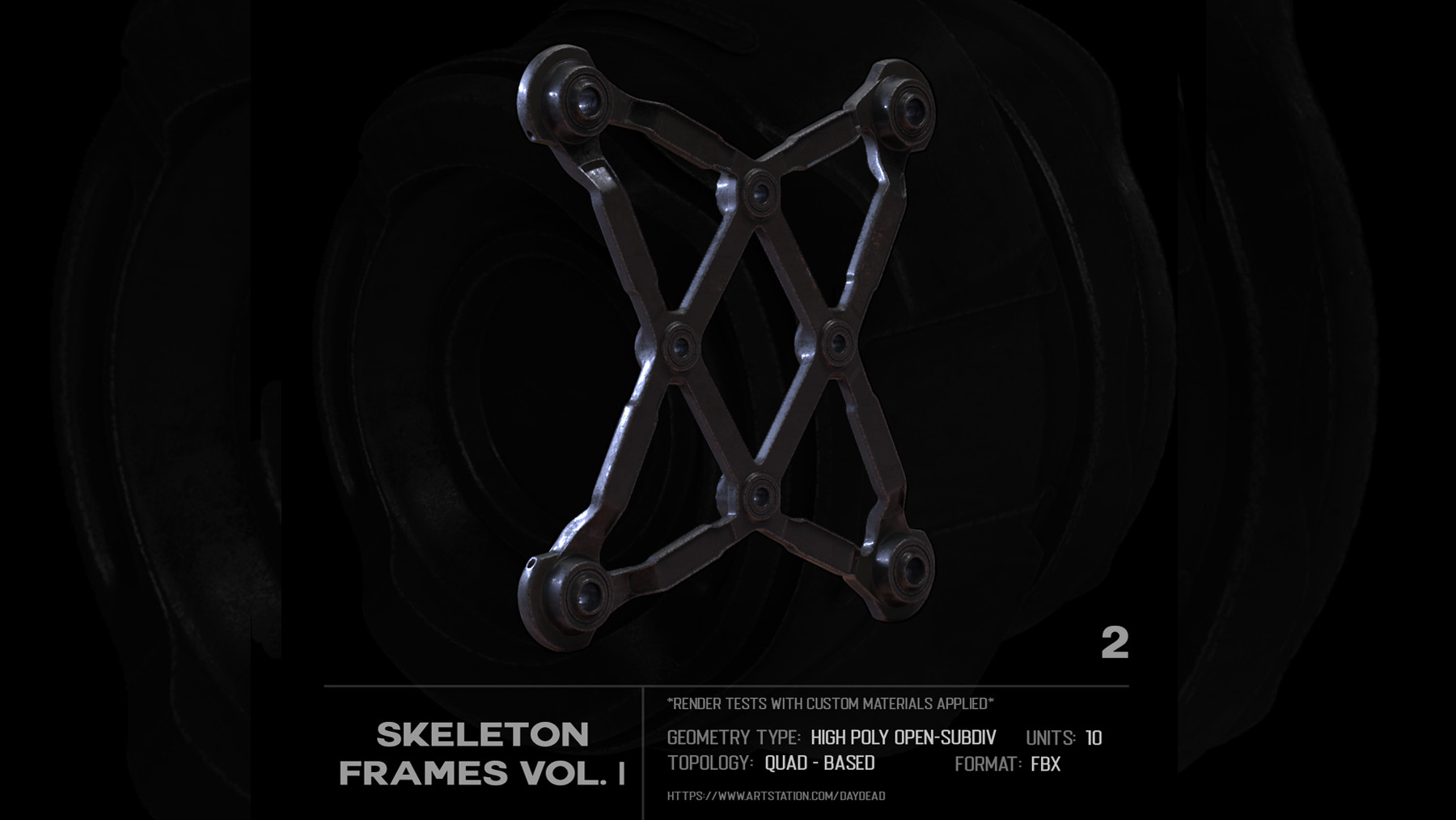 ArtStation - +10 Skeleton frames Vol I SUBD | Resources