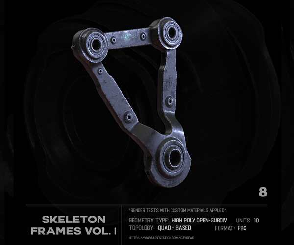 ArtStation - +10 Skeleton frames Vol I SUBD | Resources