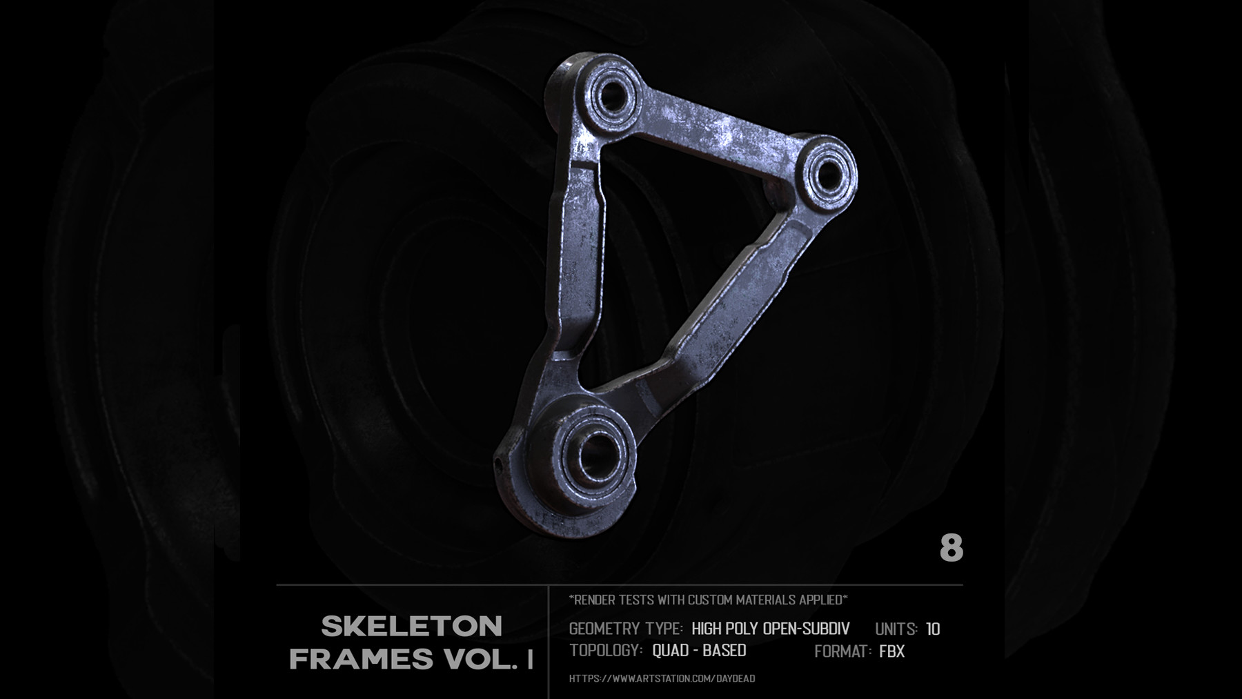 ArtStation - +10 Skeleton frames Vol I SUBD | Resources
