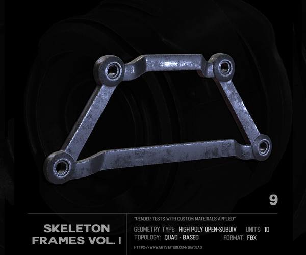ArtStation - +10 Skeleton frames Vol I SUBD | Resources
