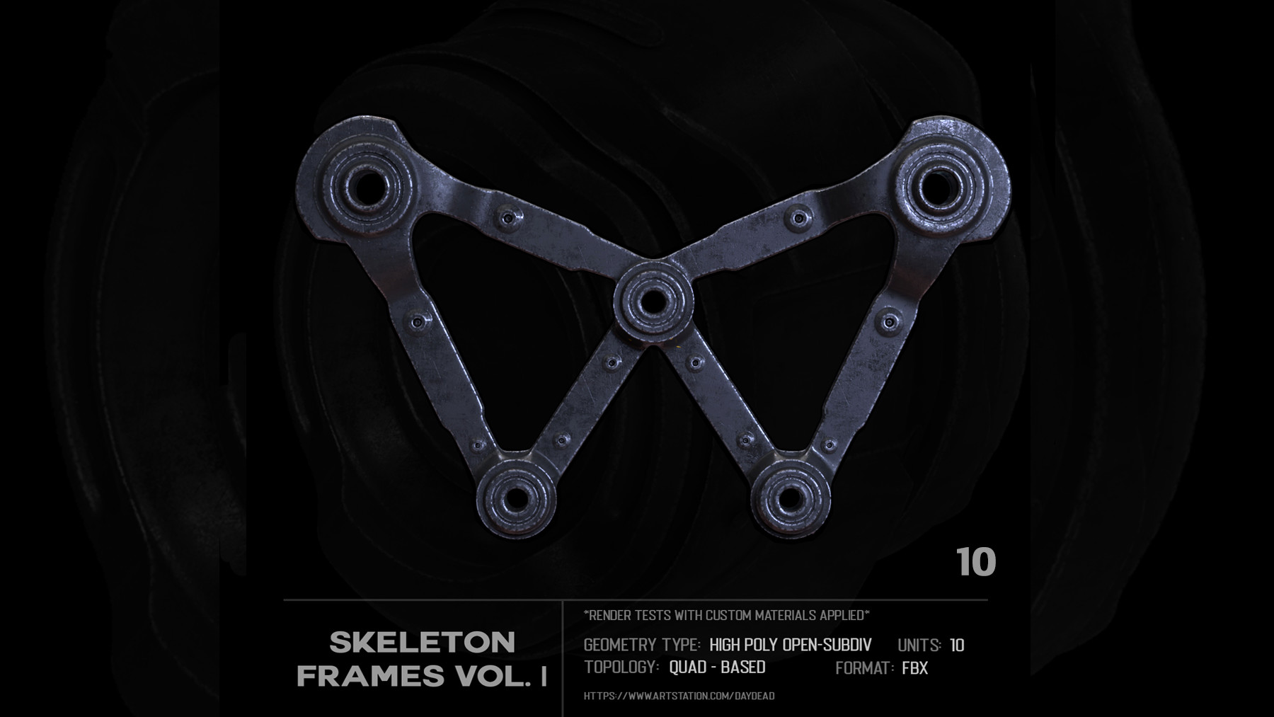 ArtStation - +10 Skeleton frames Vol I SUBD | Resources