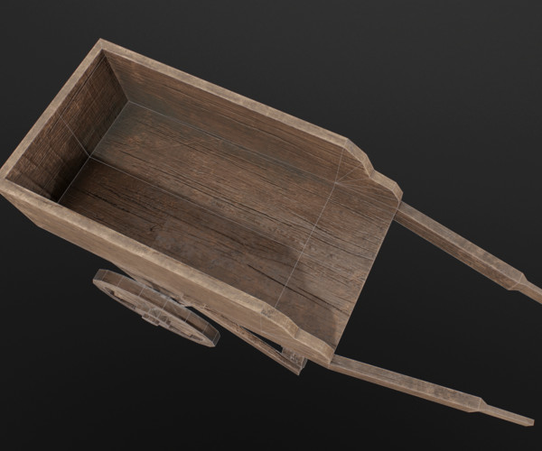 ArtStation - Medieval Wheelbarrow - Low Poly Game Prop | Resources