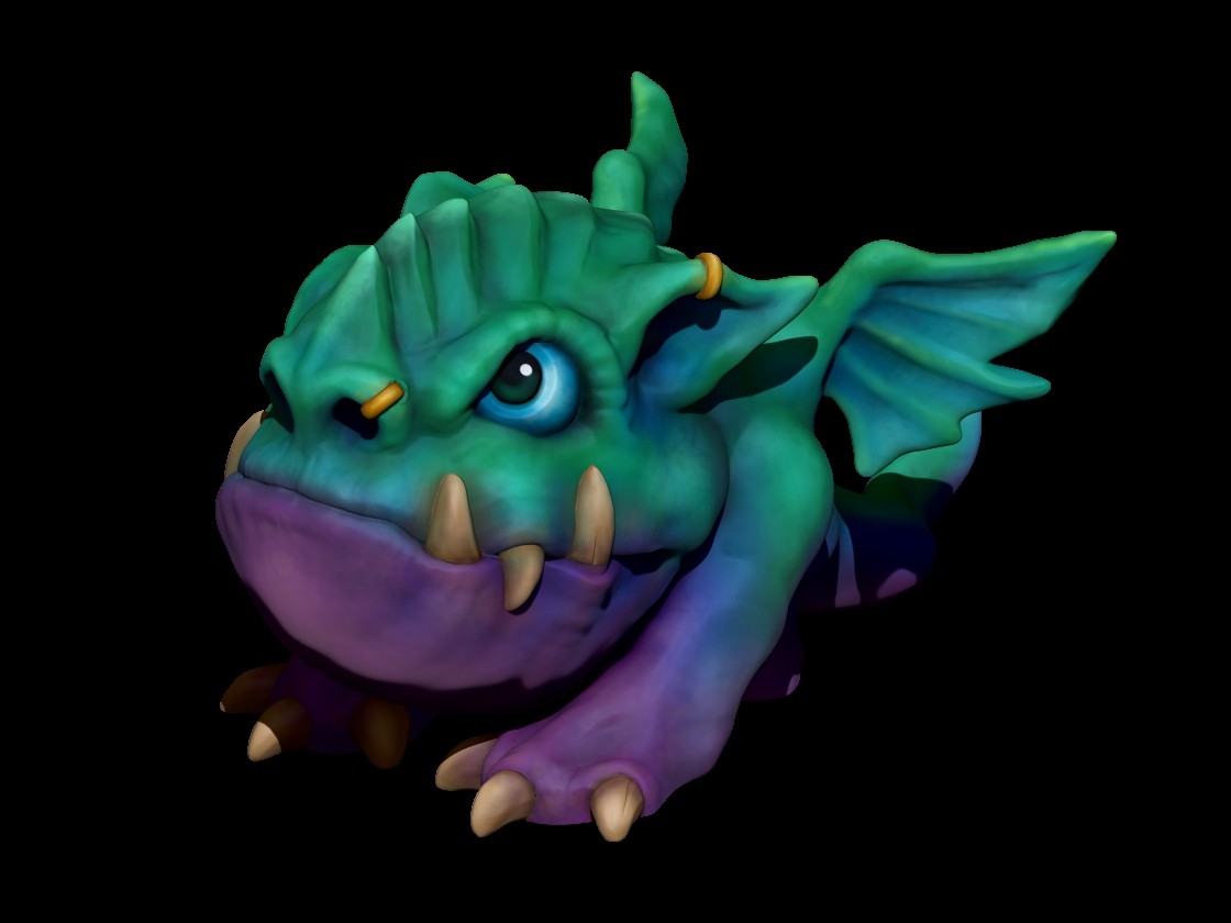 ArtStation - Stylized Mini Dragon | Resources