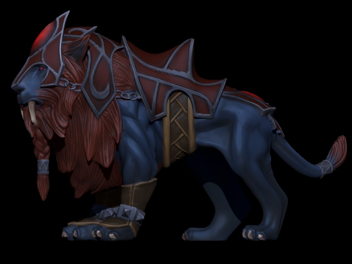 ArtStation - Stylized lion with Texture | Resources