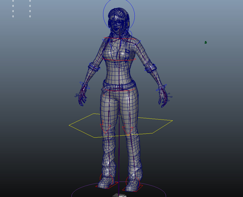 ArtStation - Female Game character with Rig | Game Assets