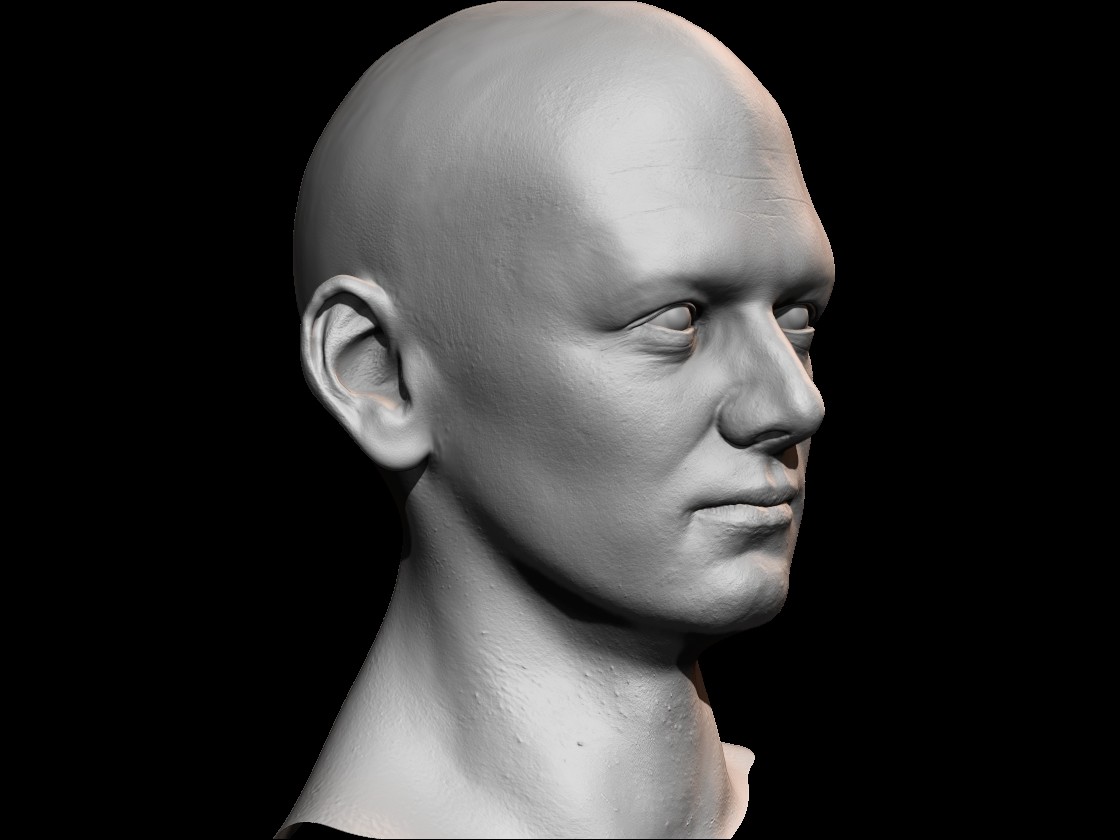 ArtStation - High detailed male face with UV and low poly | Resources