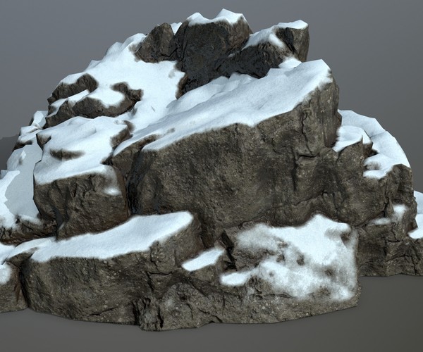 ArtStation - snow rocks | Game Assets