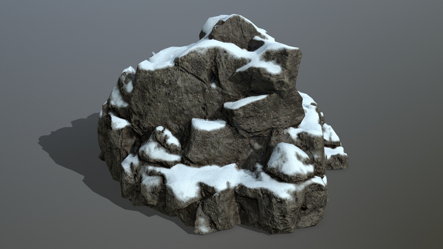 ArtStation - snow rocks | Game Assets