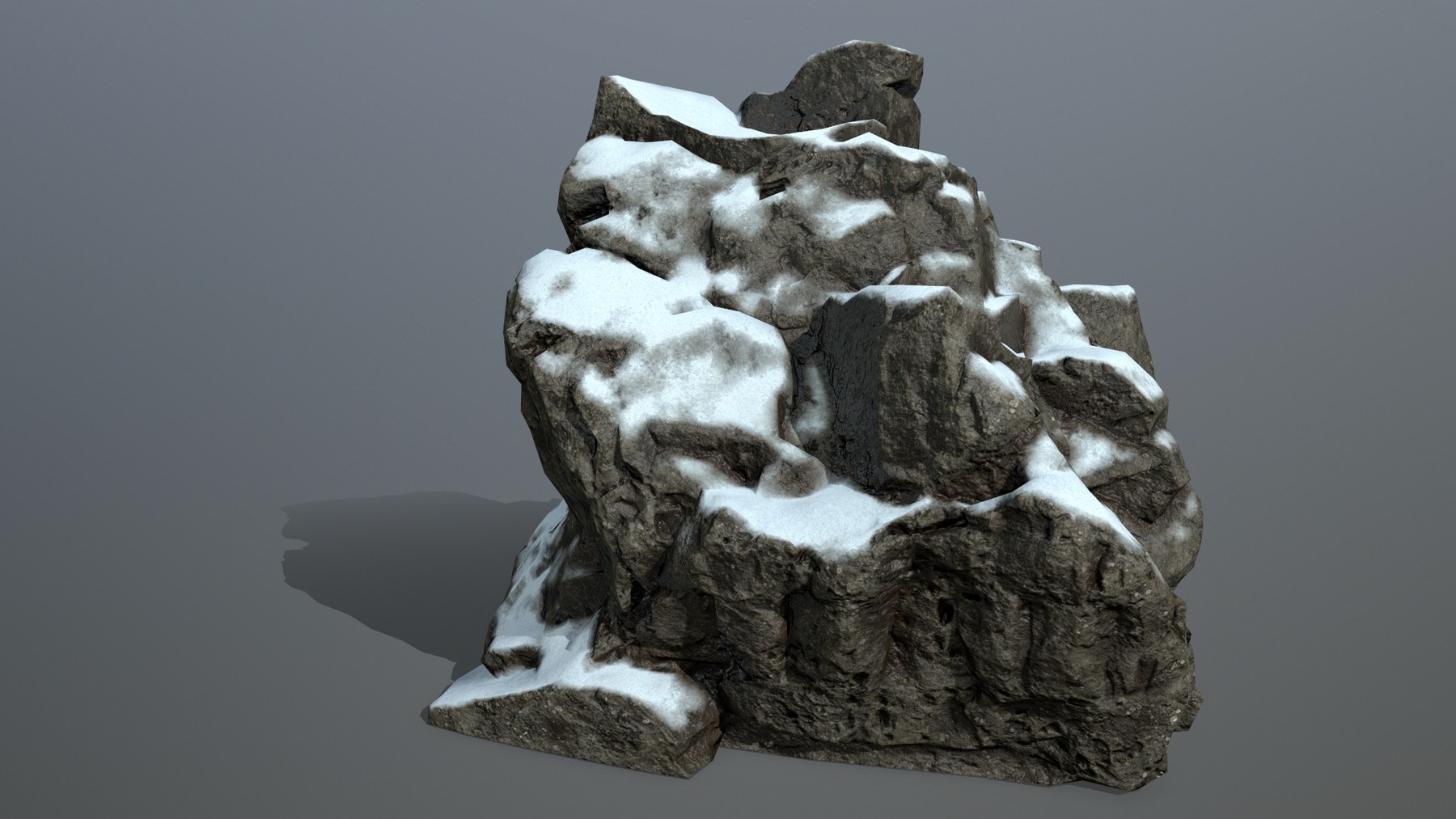 ArtStation - snow rocks | Game Assets