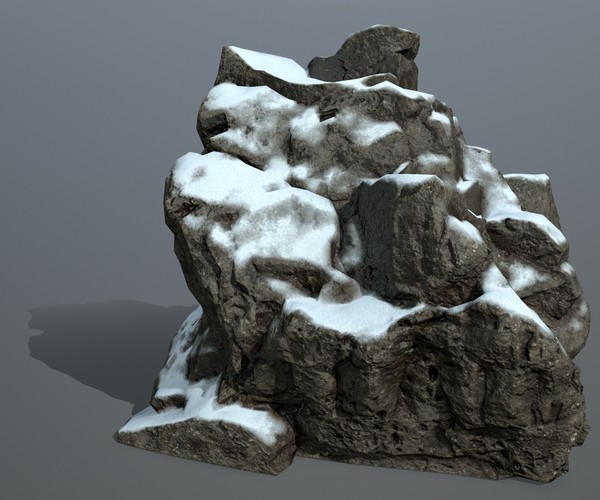 ArtStation - snow rocks | Game Assets