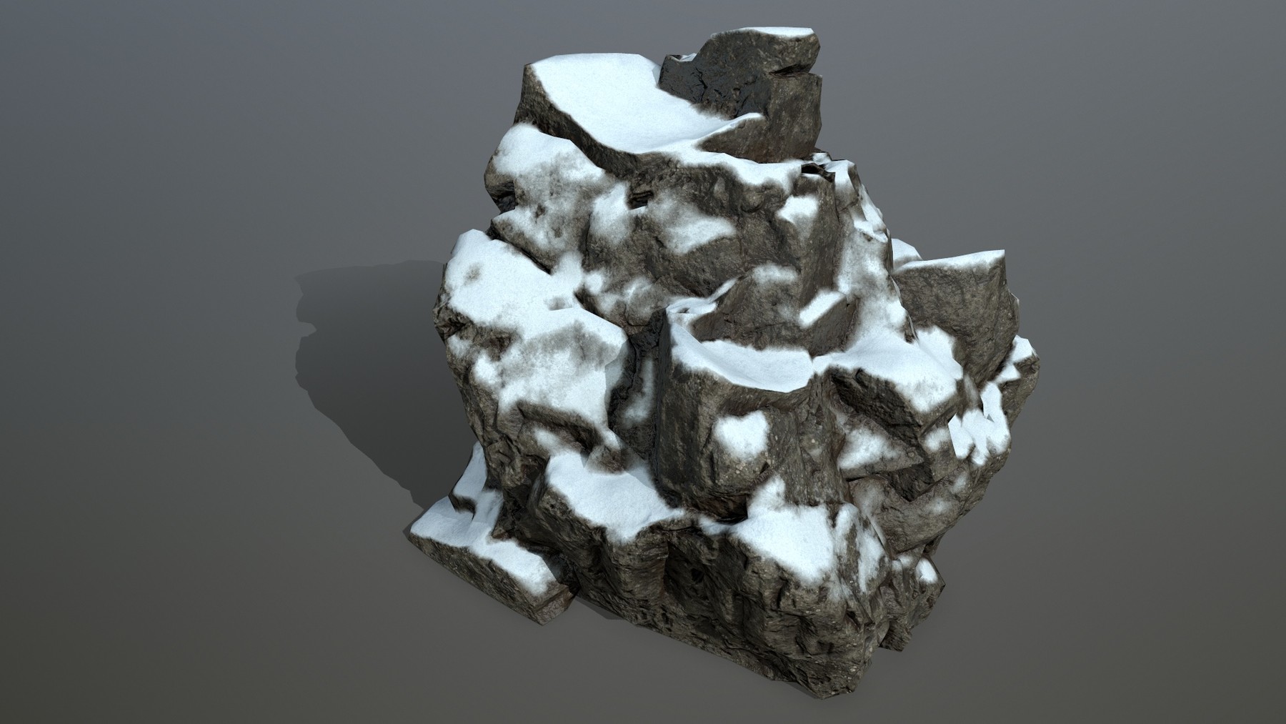 ArtStation - snow rocks | Game Assets