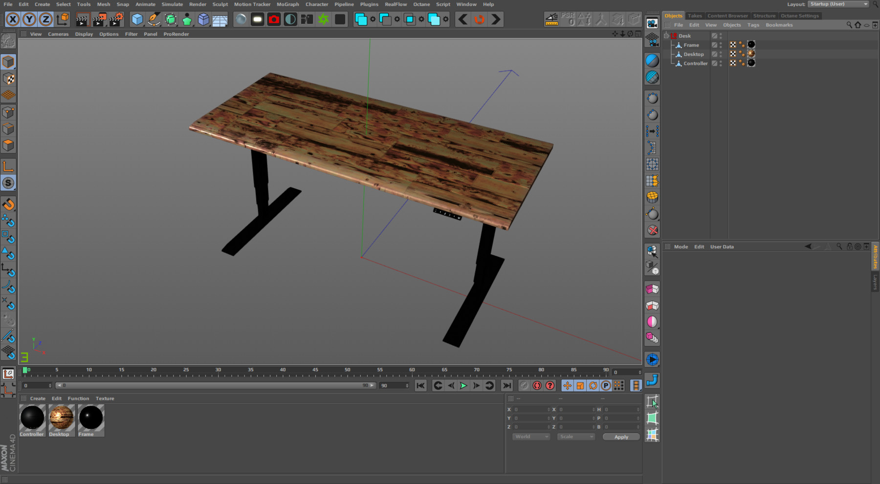 ArtStation - Standing Desk 3D Model | Resources