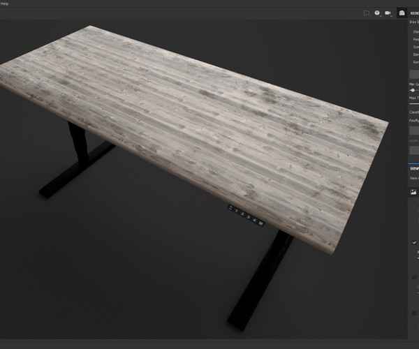 ArtStation - Standing Desk 3D Model | Resources