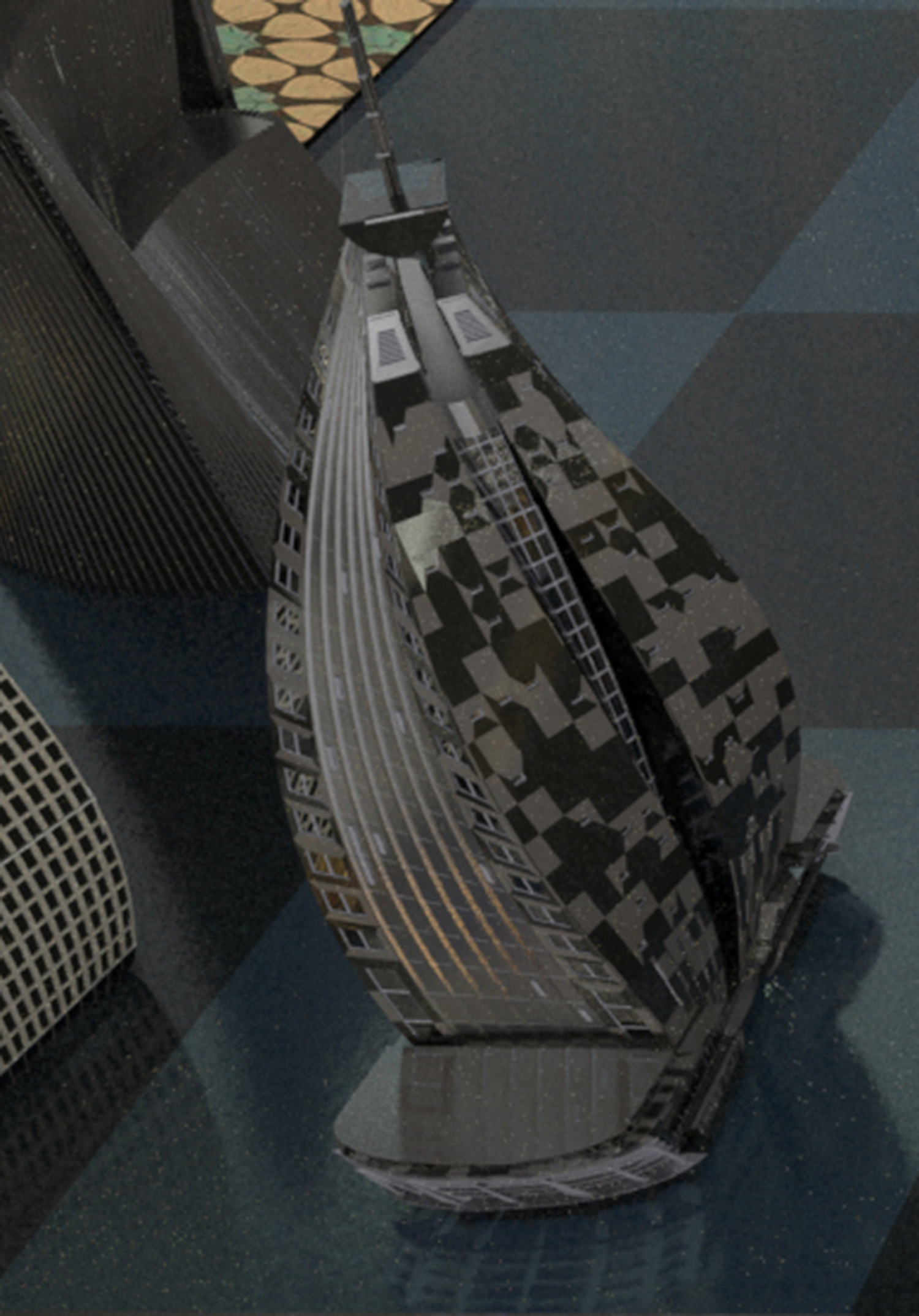 ArtStation - Architectural 3D Chess Board | Artworks