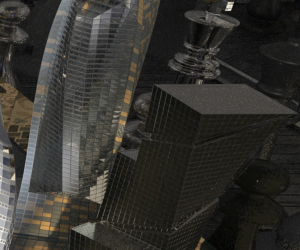 ArtStation - Architectural 3D Chess Board | Artworks