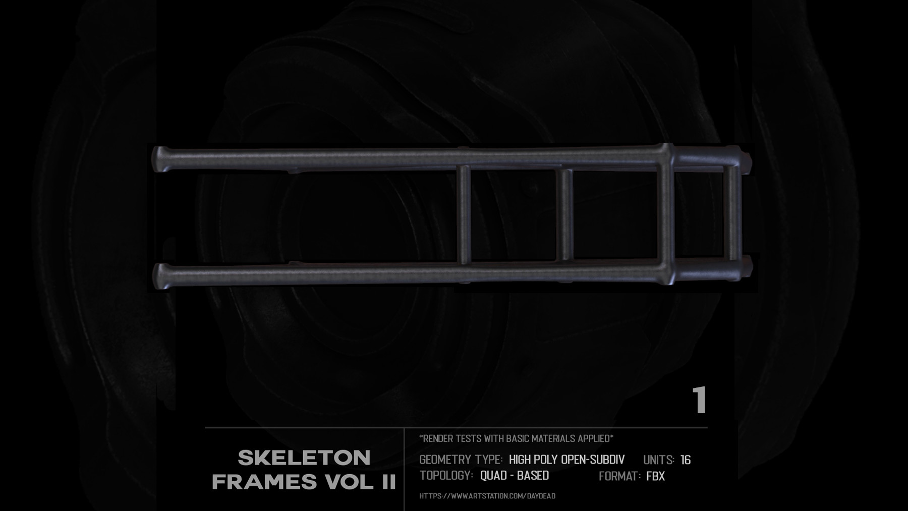 ArtStation - +16 Skeleton frames Vol II SUBD | Resources
