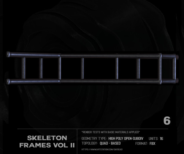 ArtStation - +16 Skeleton frames Vol II SUBD | Resources