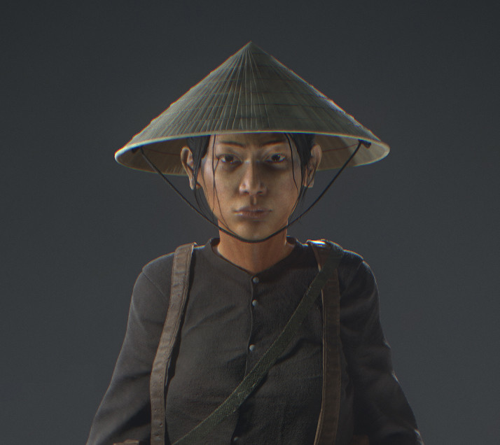 ArtStation - VietnamWar female soldier | Game Assets