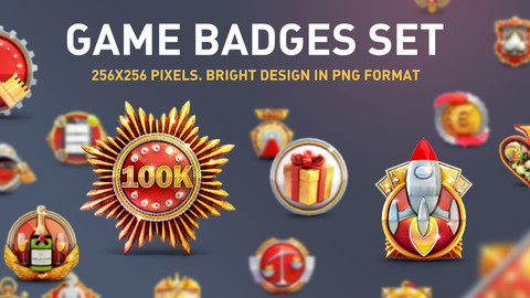 ArtStation - Game Badges set | Game Assets