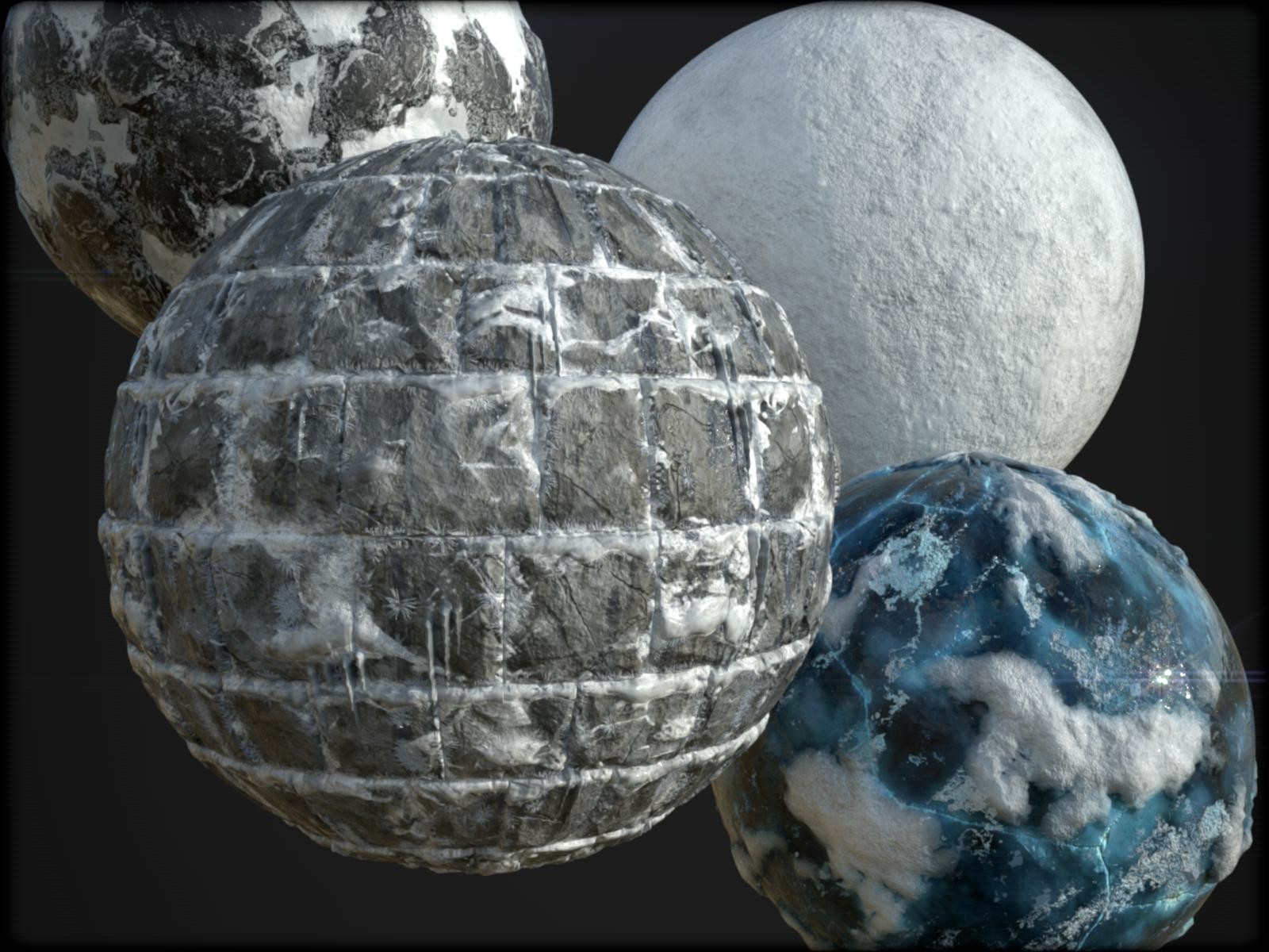 ArtStation - Ice and Snow Substance Pack .sbs .sbsar | Game Assets