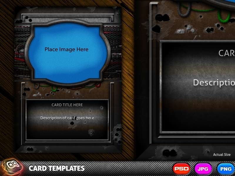 ArtStation - 31 Collectable Card Templates and design elements | Game ...