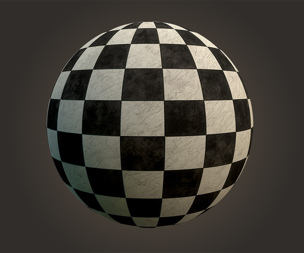 ArtStation - 4k PBR Vinyl Checkered Tiles Substance Designer Texture ...