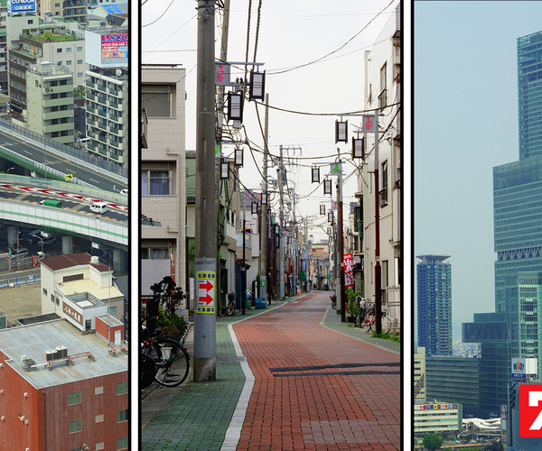 ArtStation - Japan City and sky building reference photos [700 ...