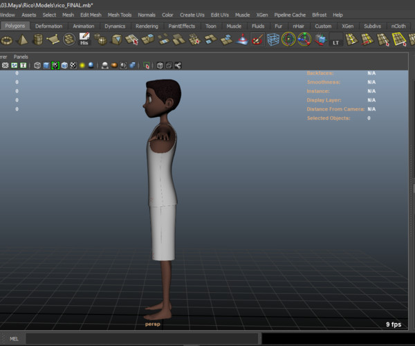 ArtStation - Rico Stylised Male Teen character AR friendly texture ...